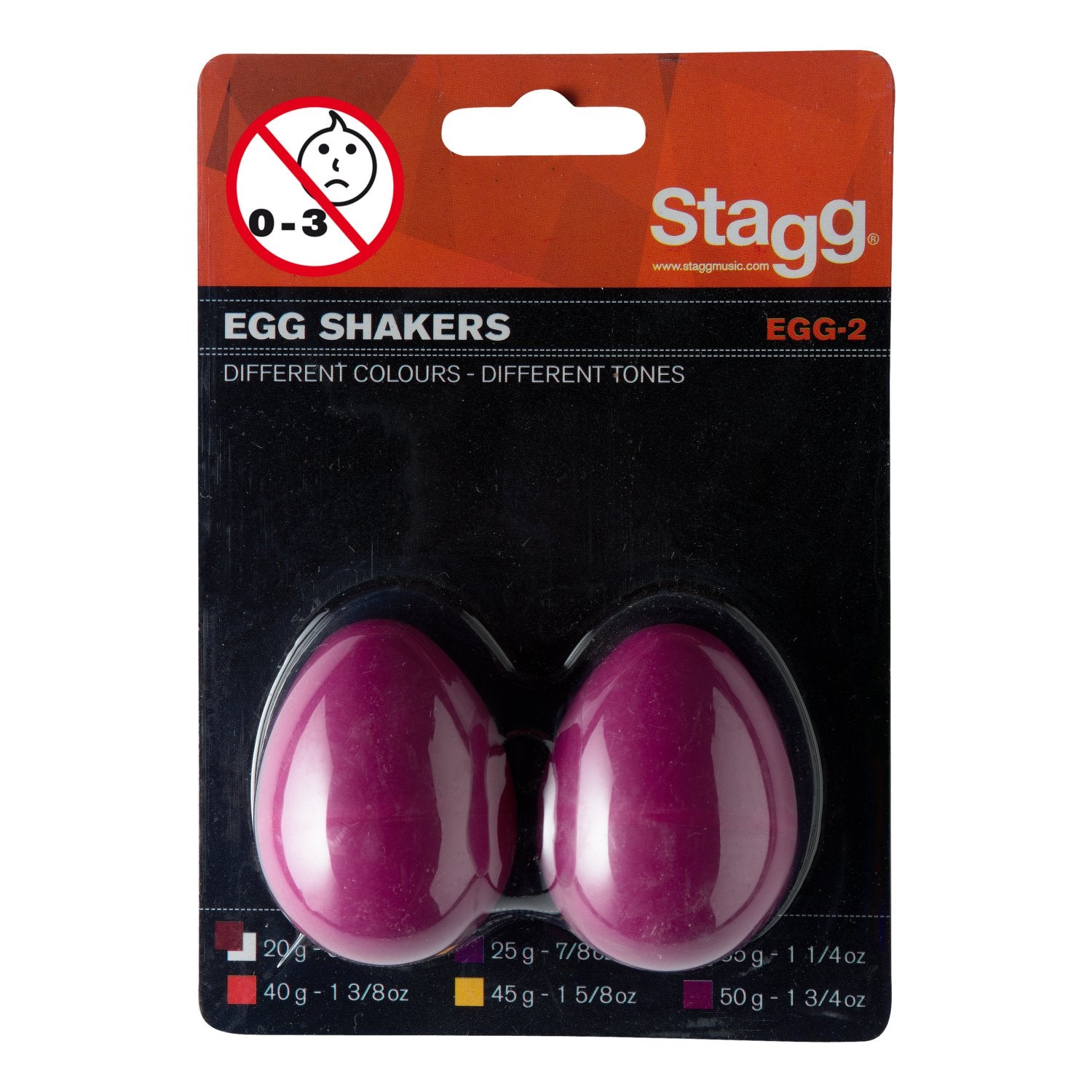 Stagg Egg Shakers 50g Purple – Ev-Entz Music